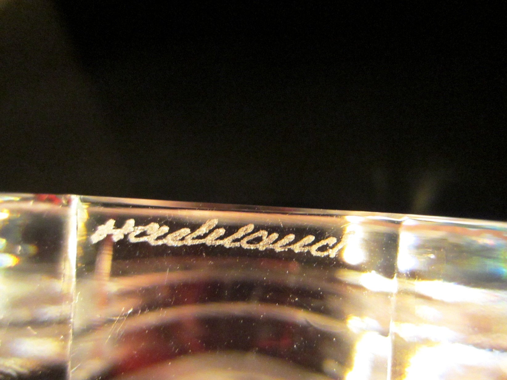 Hadeland Norway Contemporary No Smoking Signature Glass Paperweight ...