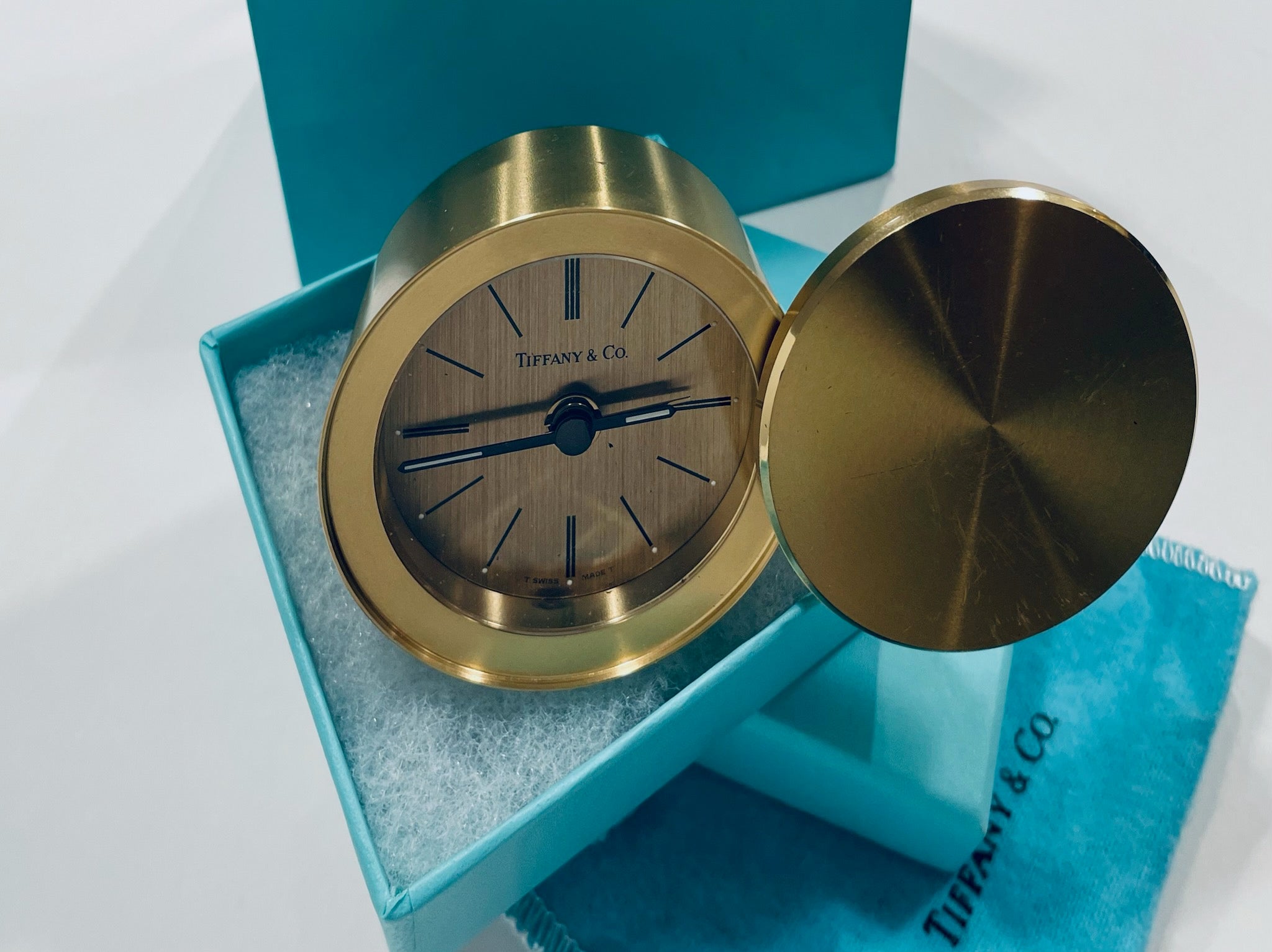 Tiffany Co Swiss Made Quartz Desk Clock – Designer Unique Finds