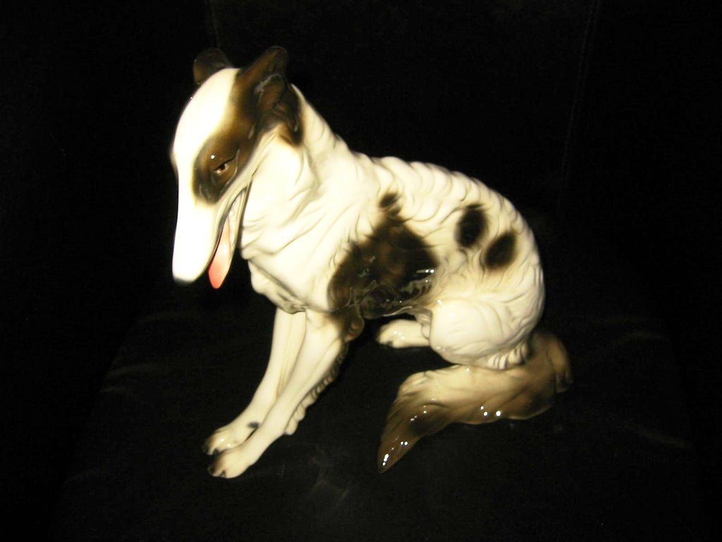 Seated Cuernavaca Ceramic Signed Hand Painted Mexican Dog Sculpture ...