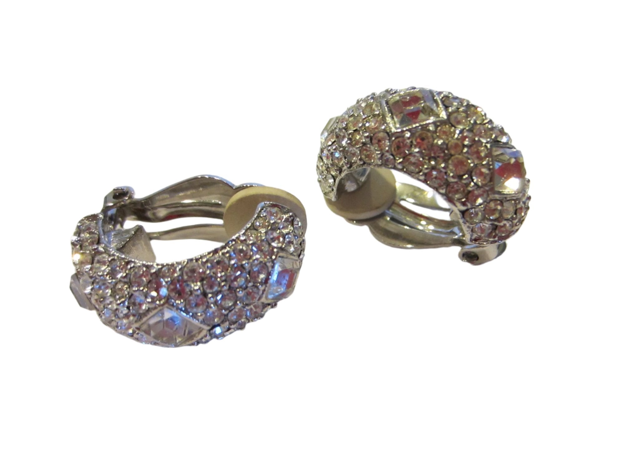 Joan Rivers Signature Clip On Earrings With Swarovsky Crystals ...