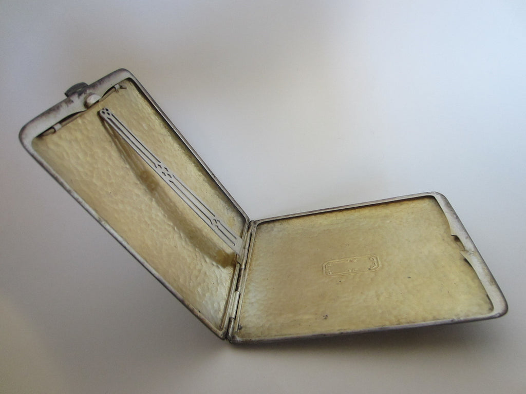 Antique Sterling Monogram Hammered Cigarette Case Hallmarked – Designer ...