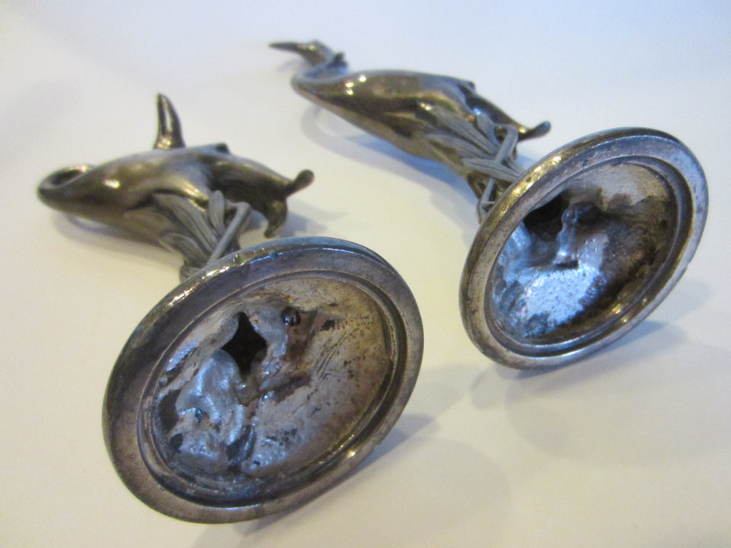 Weidlich Brothers Exotic Birds Signed Silver Plated Sculptures Made In ...