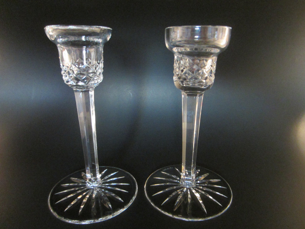 Waterford Pair Of Crystal Candlesticks – Designer Unique Finds