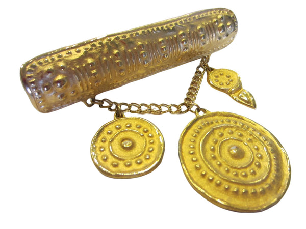 Givenchy Charms Bar Brooch On Link Chain – Designer Unique Finds