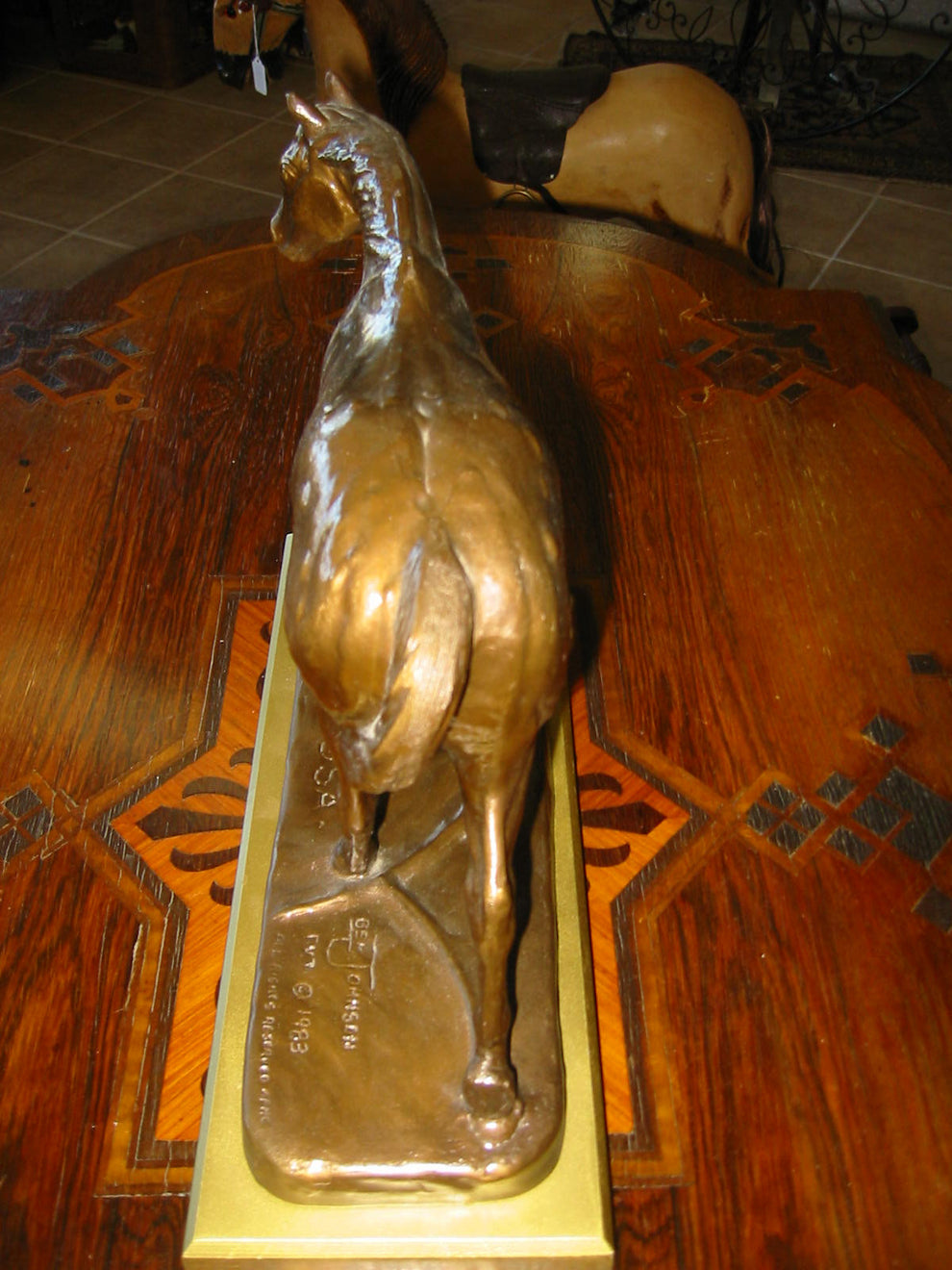 Ben Johnson The Versatile Appaloosa Bronze Horse Signature Sculpture ...