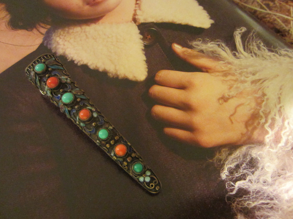 Silver Mesh Finger Guard Gold Plated Precious Gem Stones – Designer ...