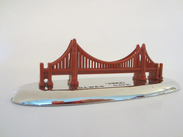 Golden Gate Bridge Monumental Red Metal Modern Statue Paperweight ...