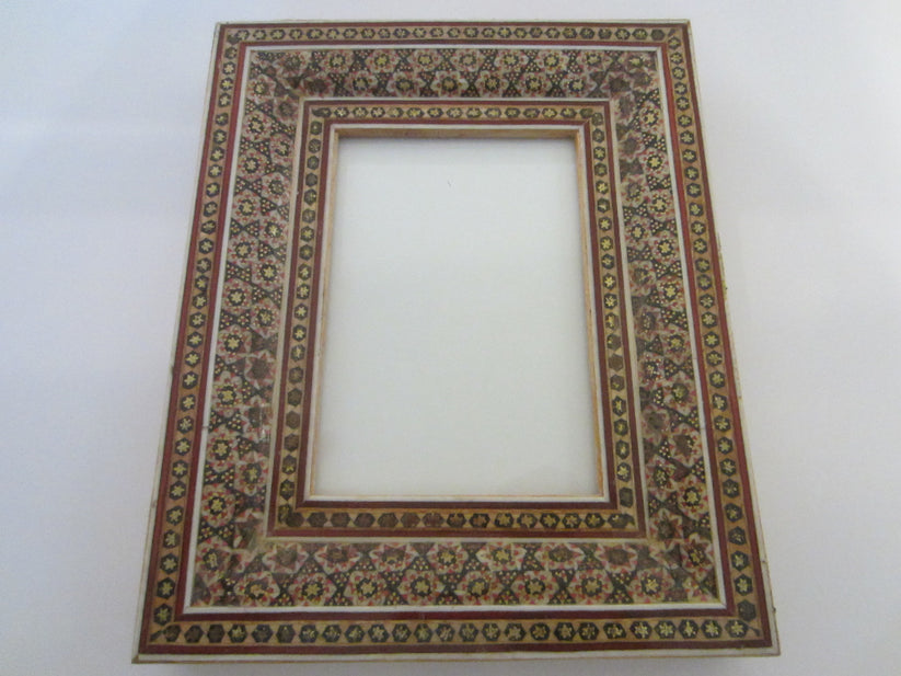 Persian Khatam Picture Frame Geometric Design – Designer Unique Finds
