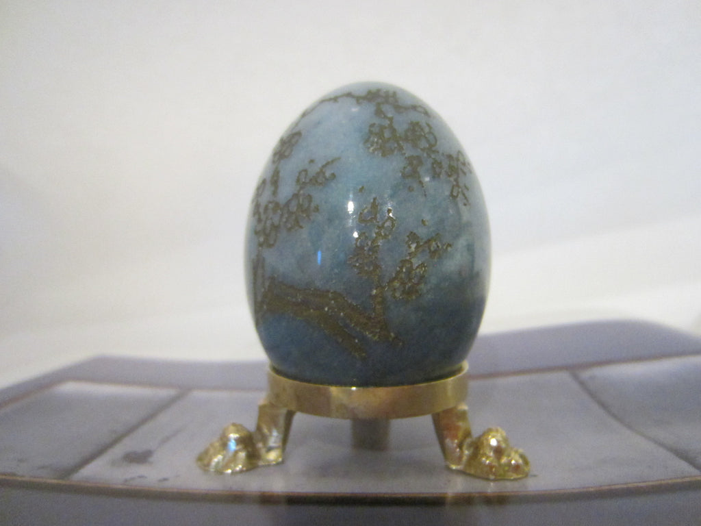 Colorful Marble Alabaster Eggs Suite of Eight – Designer Unique Finds