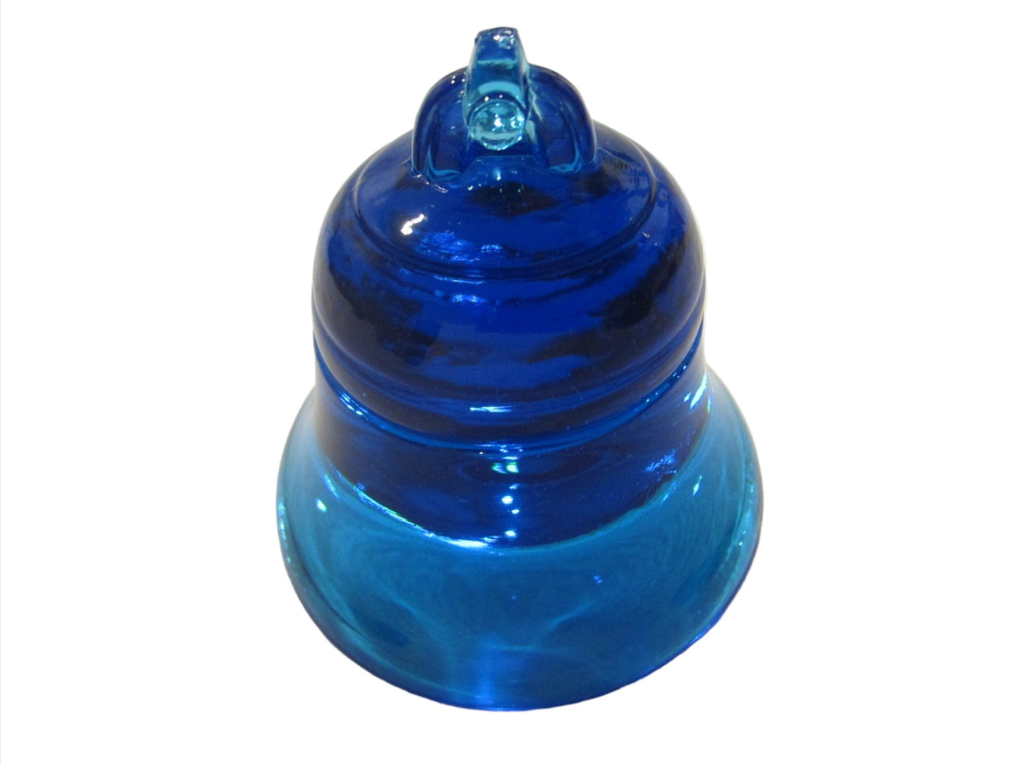 Blue Bell Pressed Glass Mid Century Modern Paperweight – Designer ...