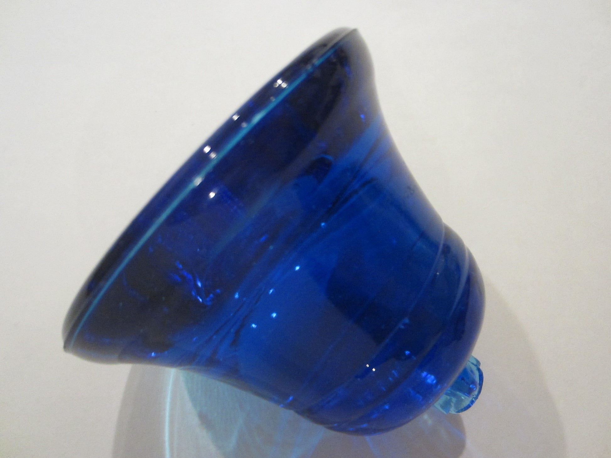 Blue Bell Pressed Glass Mid Century Modern Paperweight – Designer ...