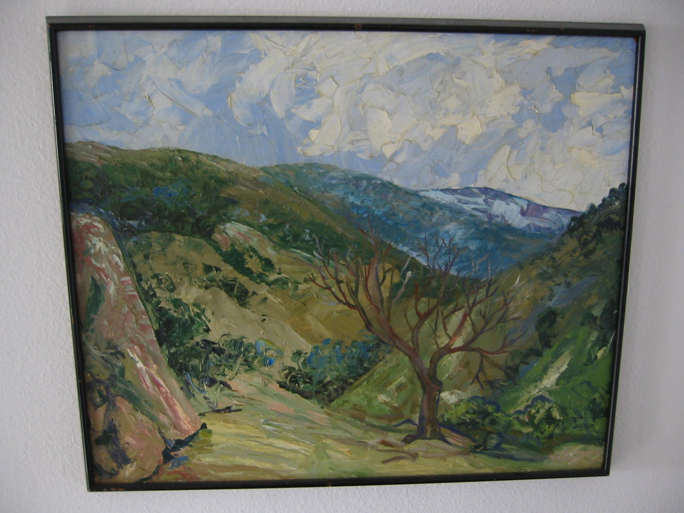 Carl Pappe Plein Air Landscape Impressionist Oil On Panel – Designer ...
