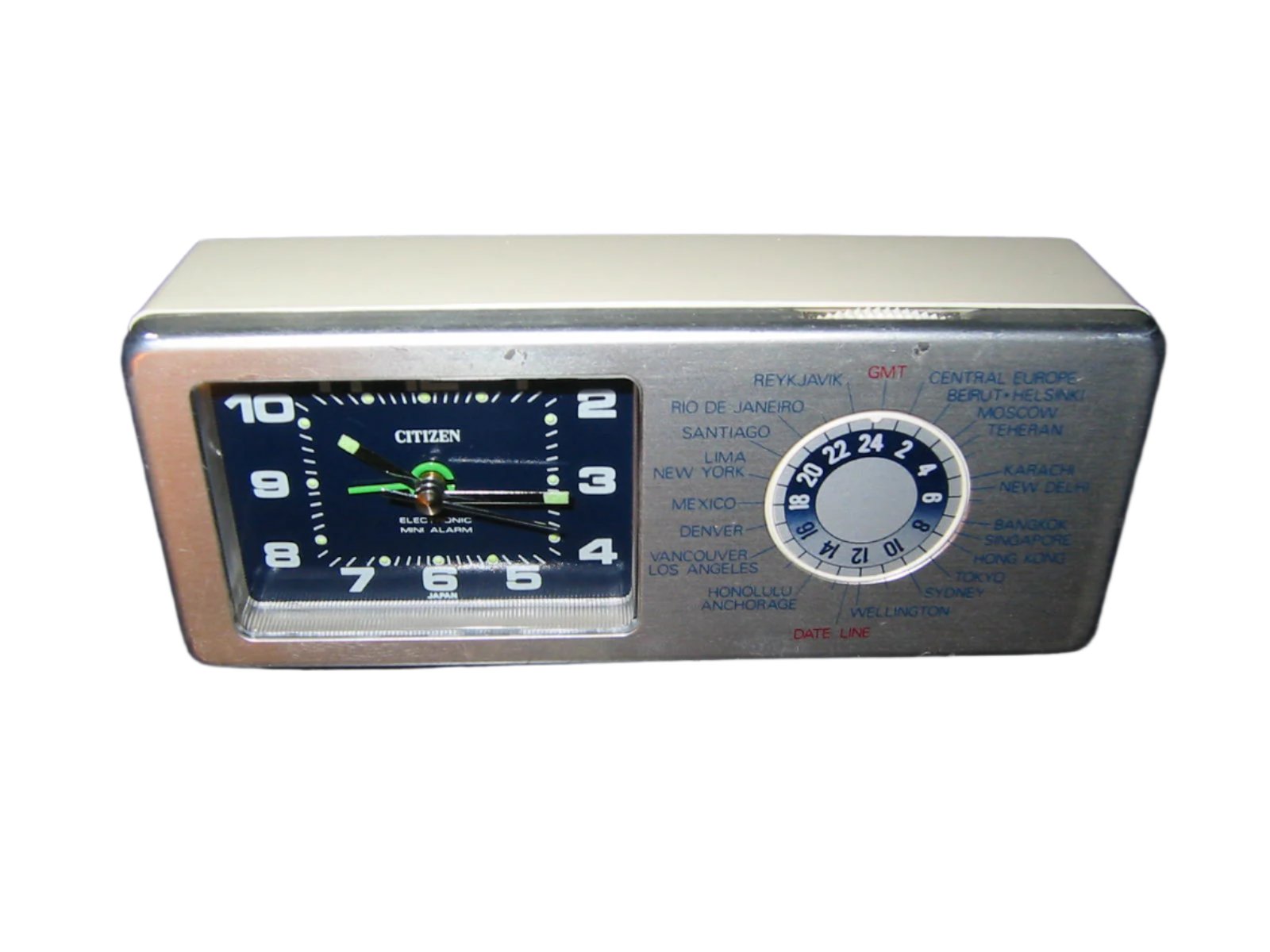 Dateline Citizen Quartz Travel Alarm Clock Japan Movement – Designer ...