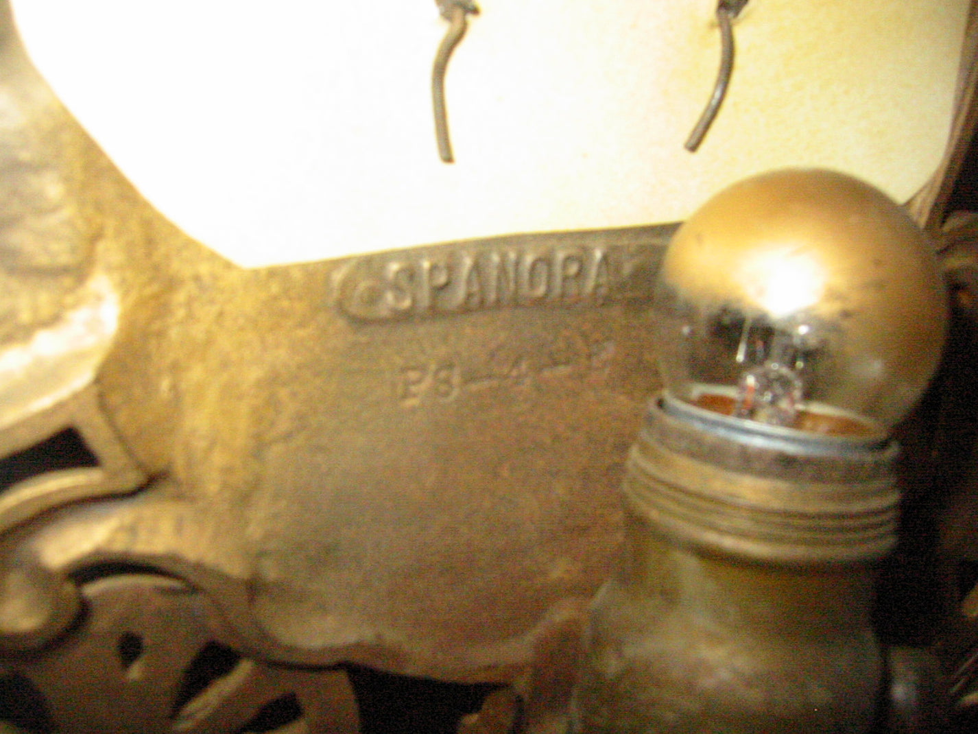 Art Deco Equestrian Spanora Stage Coach Nightlight Brass Lamp ...