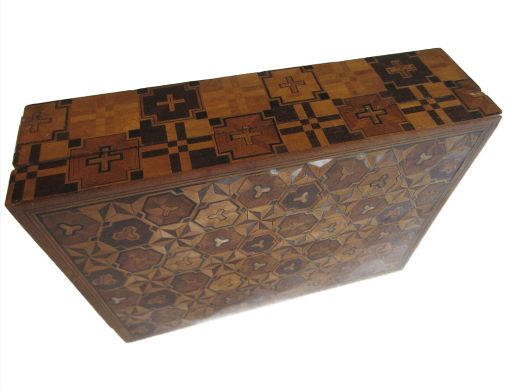Art Deco Intarsia Parquetry Rectangular Box Inlaid Marquetry – Designer ...