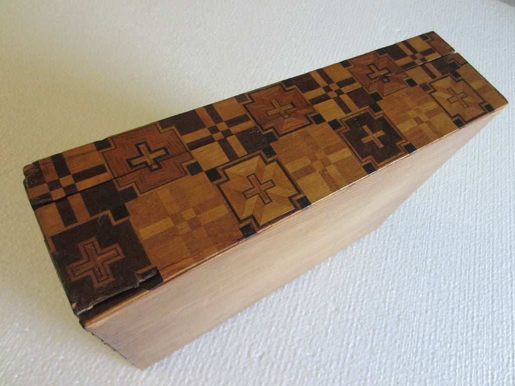 Art Deco Intarsia Parquetry Rectangular Box Inlaid Marquetry – Designer ...