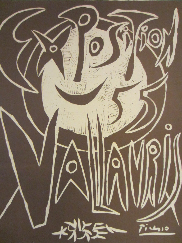 Exposition Vallauris Picasso 55 Exhibition Cubist Poster – Designer ...