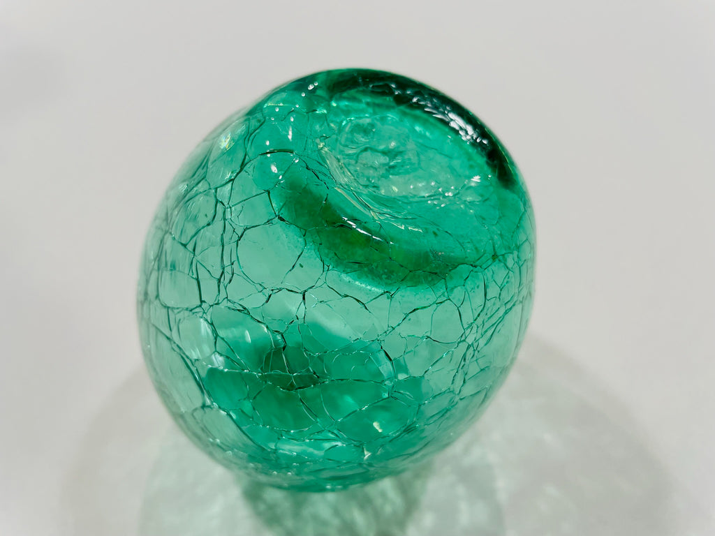 Green Crackle Glass Apple Paperweight – Designer Unique Finds
