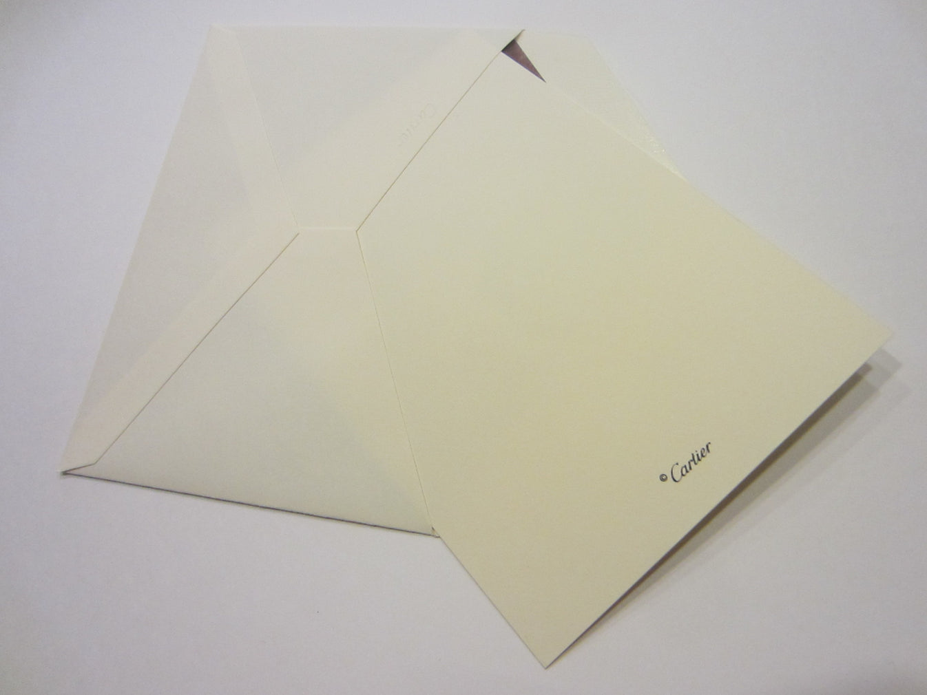 Cartier Note Cards Gold Giraffes Stationary Desk Accessories – Designer ...