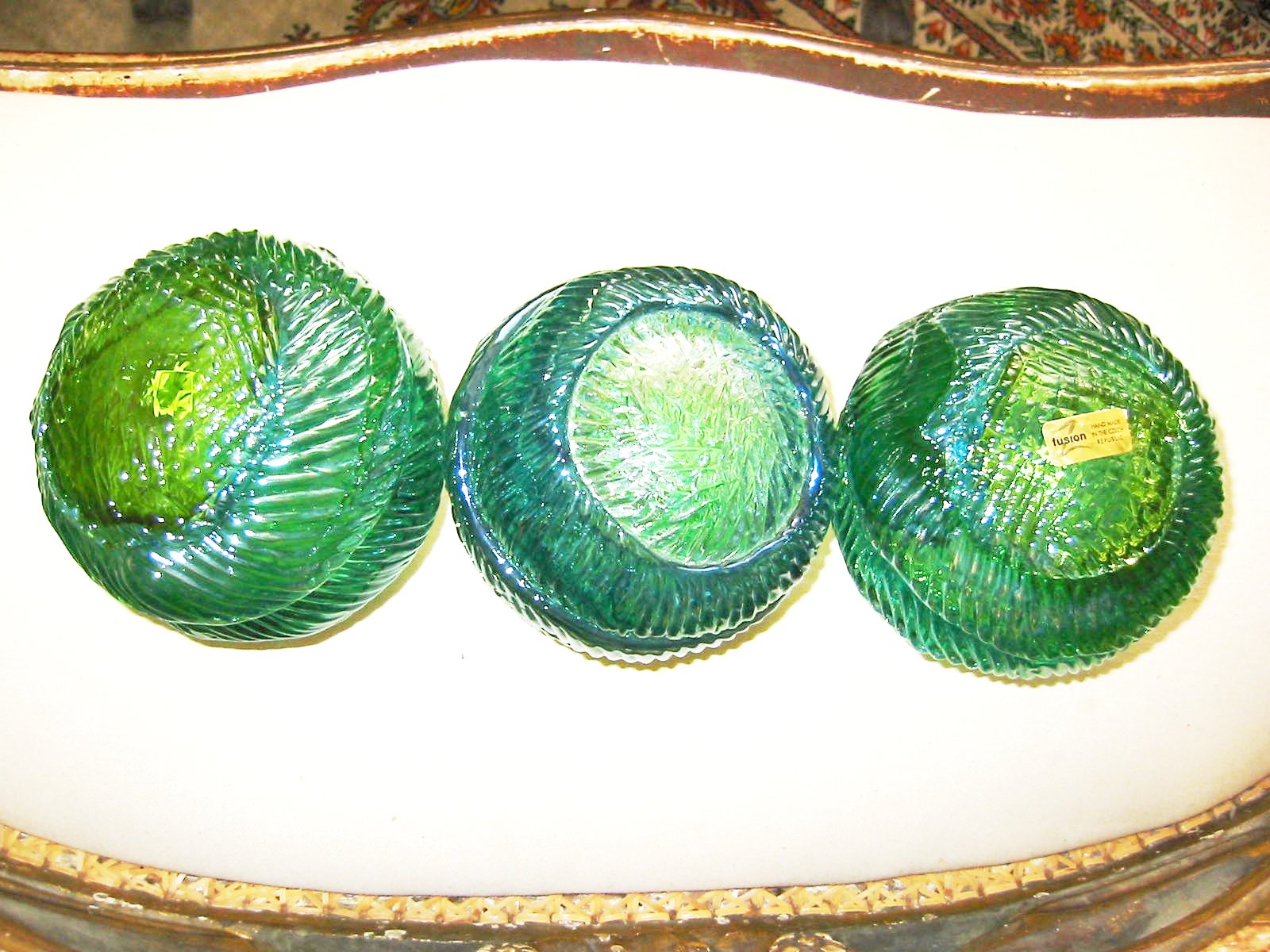 Czech Crystal Fusion Blown Shimmer Spheres Suit – Designer Unique Finds