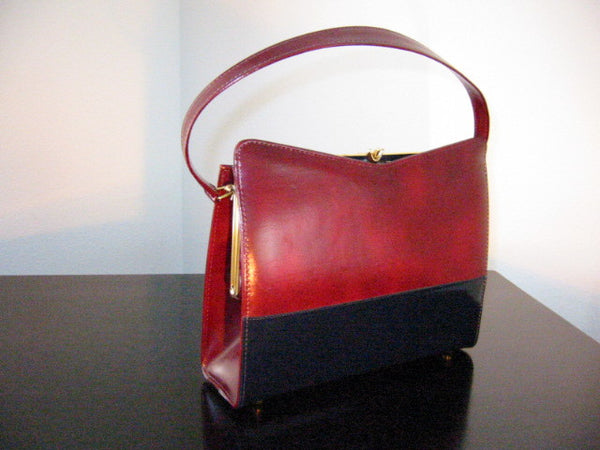 England Naturalizer Simulated Leather Vintage Signature Handbag ...