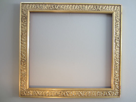 Ornamental Italian Style Raised Figures Gold Leaf Frame – Designer ...