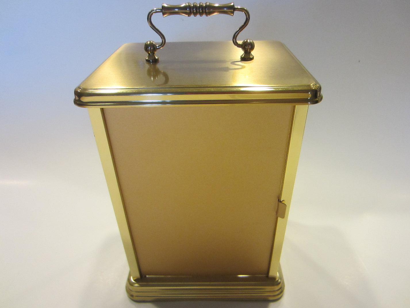 Hampton Anniversary Clock Quartz Germany Brass Pendulum Handle ...