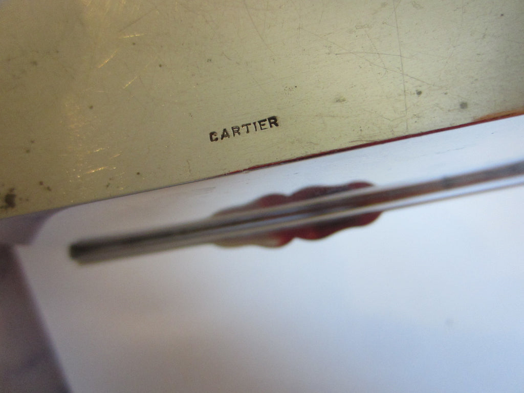 Cartier Sterling Monogram Humidor Silver Box – Designer Unique Finds