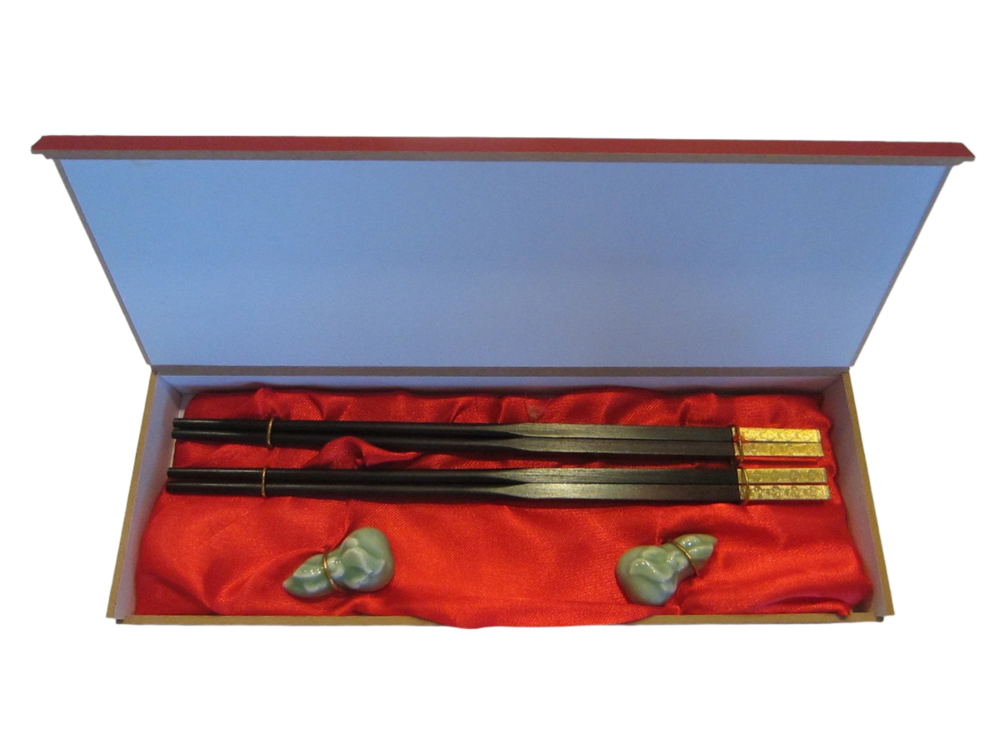 Chunmiao Bamboo Wood Japanese Chopsticks Set Ceramic Rests – Designer ...