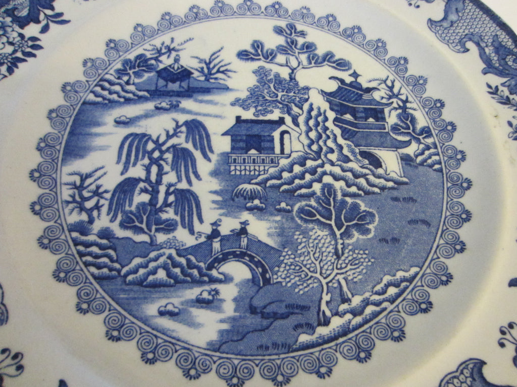 Masons Ironstone China England Signature Transfer Blue Plates ...
