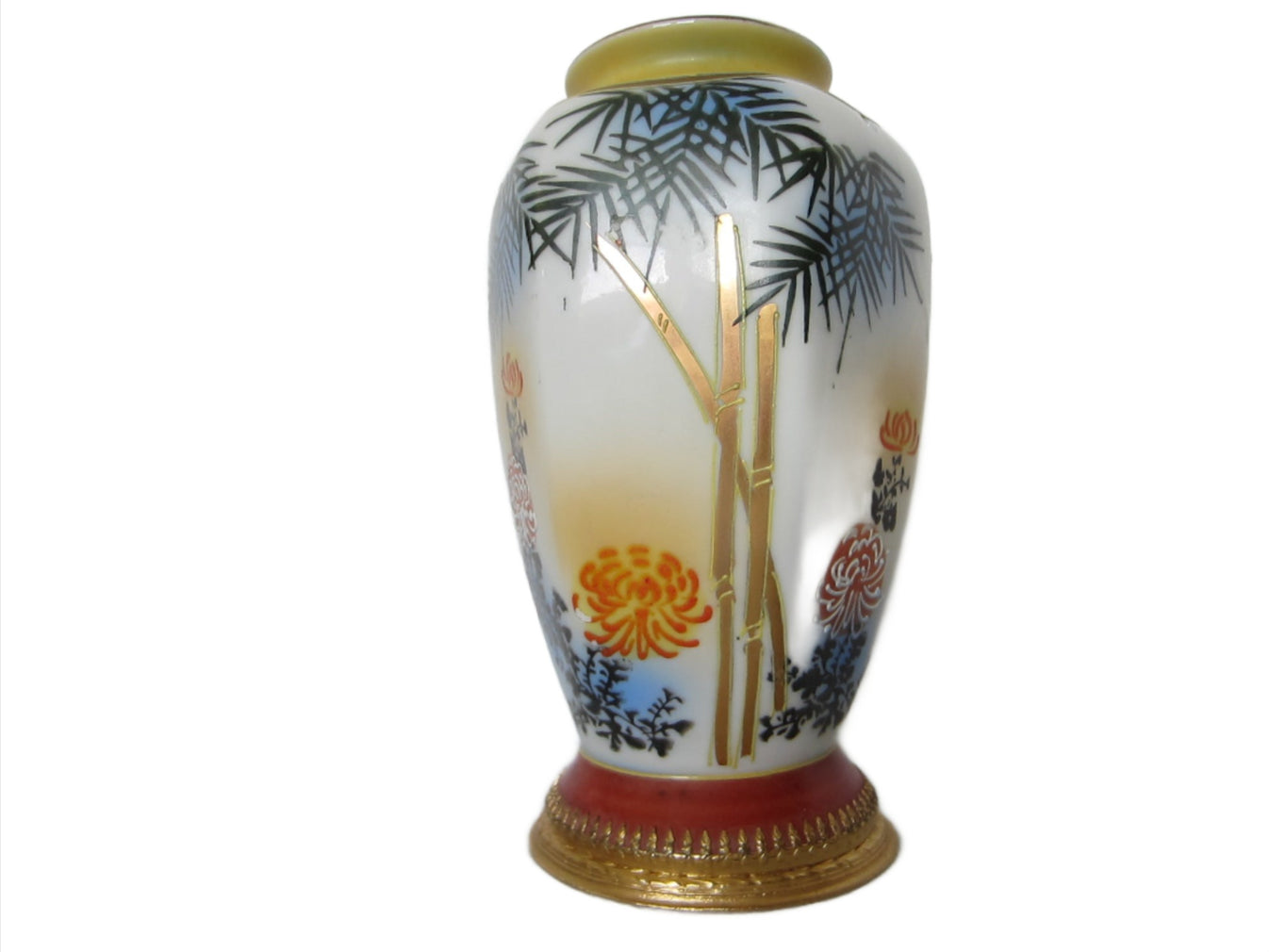 Western Germany Aerozon Original Chinoiserie Hand Painted Baluster Vas ...