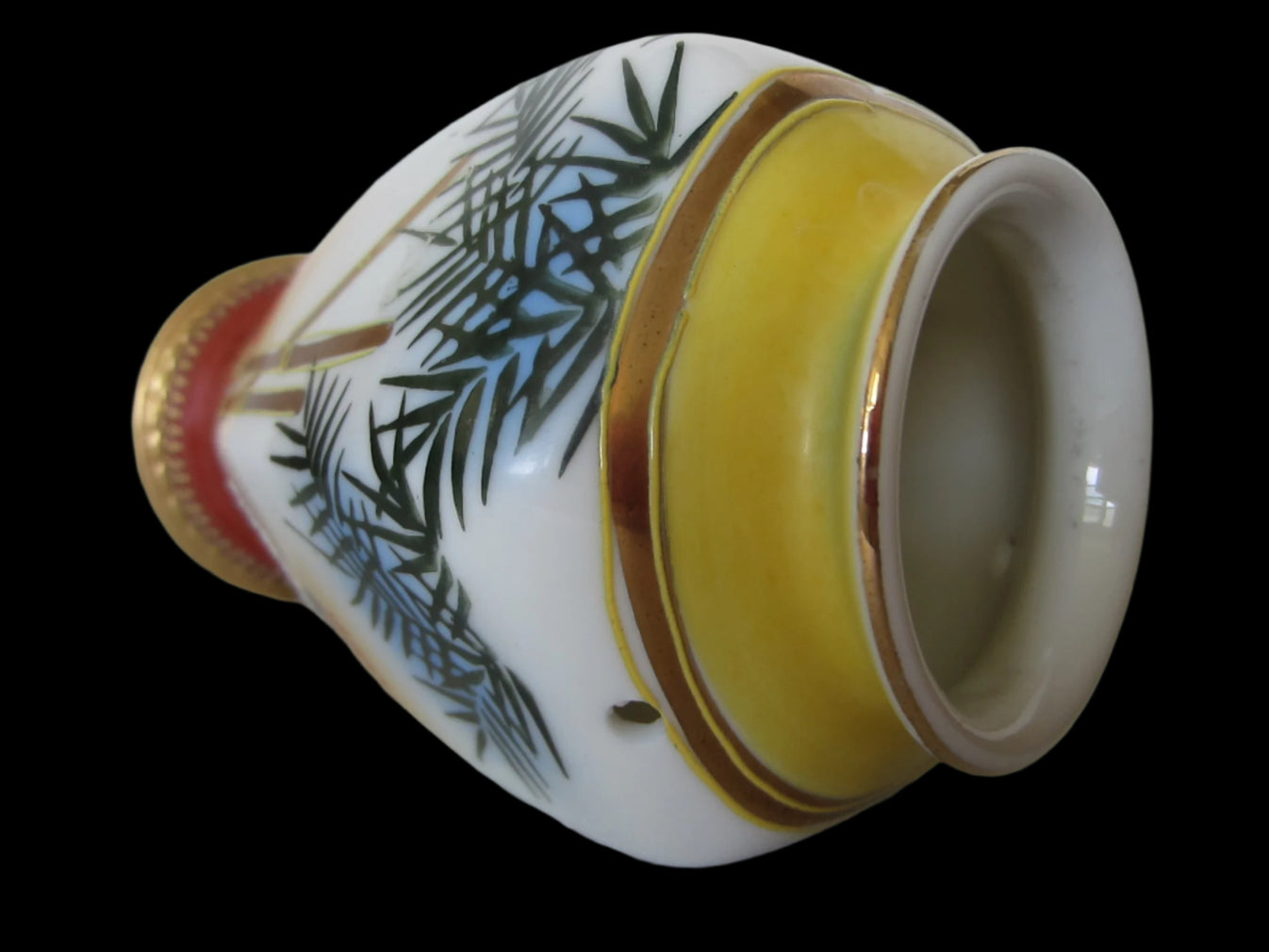 Western Germany Aerozon Original Chinoiserie Hand Painted Baluster Vas ...
