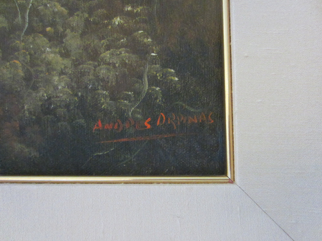 Andres Orpinas Landscape Impressionist Signed Oil On Canvas – Designer ...