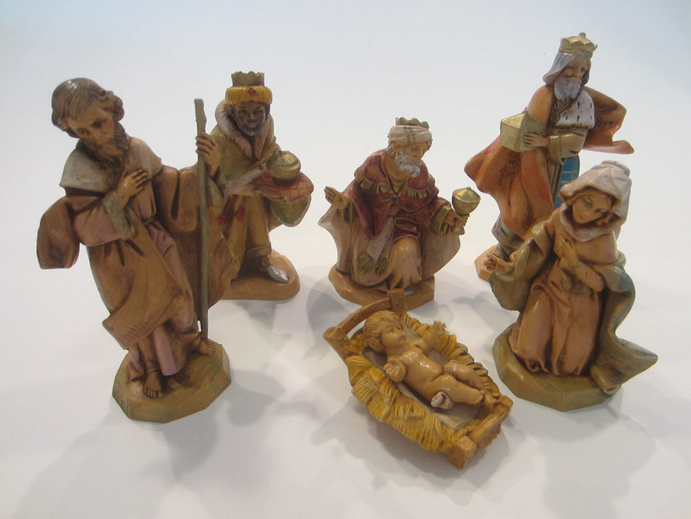 Italian Nativity Set Signed Copyrighted Signifies Dated Simonetti Font ...