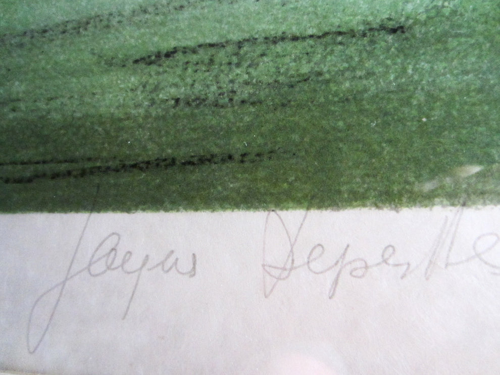 Jacques Deperthes Impressionist French Signature Lithograph – Designer ...
