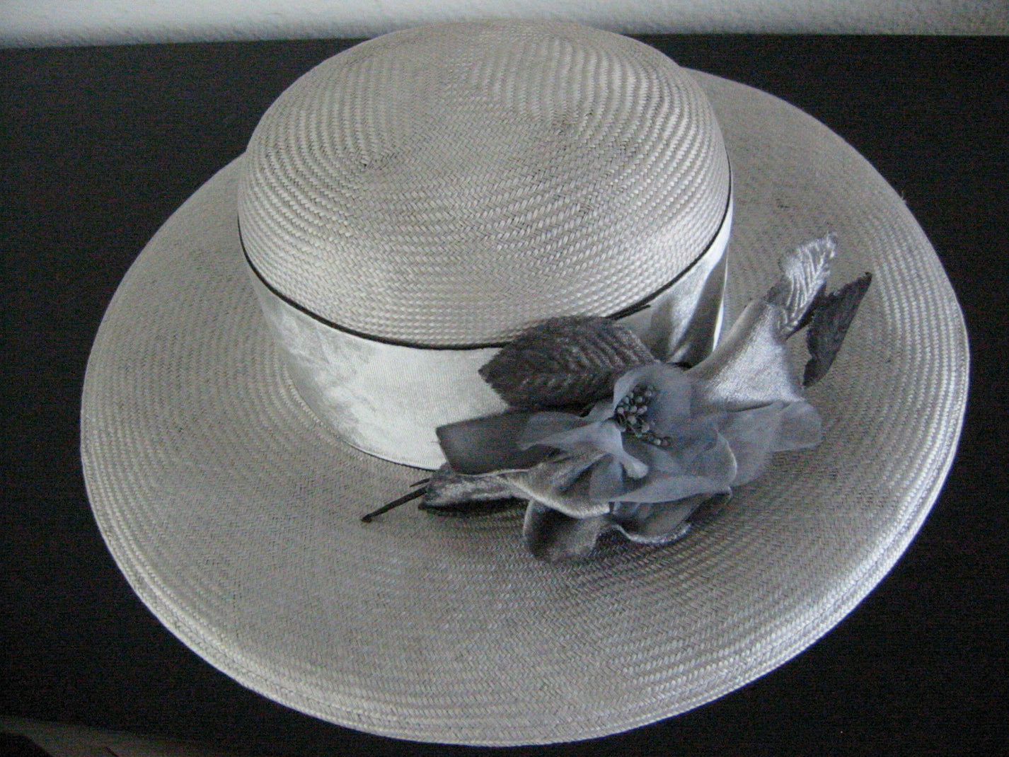 Designer Joe Bill Miller Silver Gray Floral Hat – Designer Unique Finds