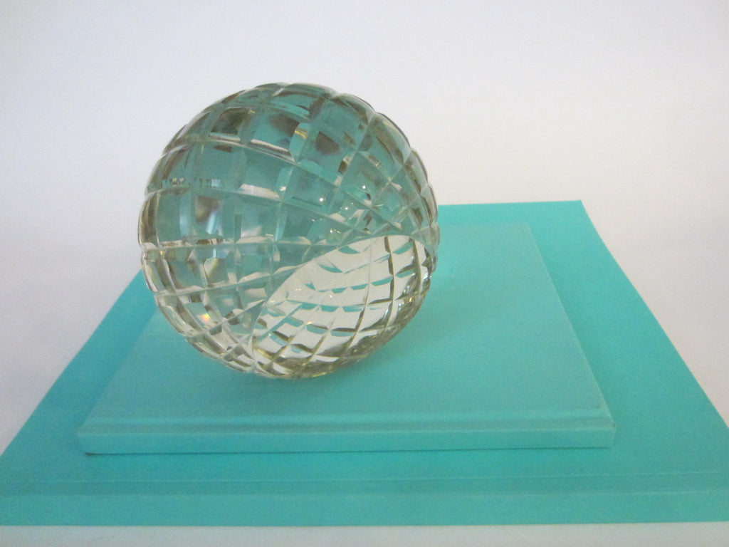 Crystal Diamond Cut Globe Sphere – Designer Unique Finds