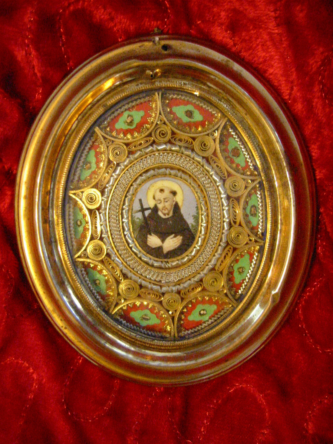 Relic Icon Gold Plated Frame Sealed Wax – Designer Unique Finds