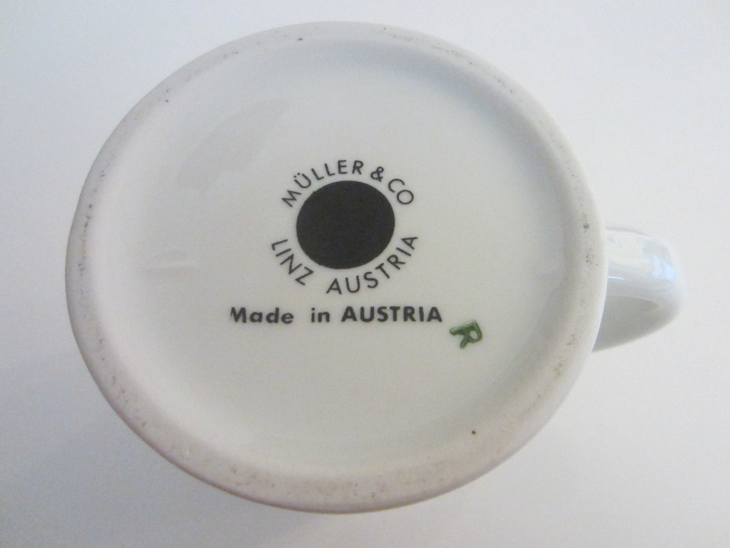 Vienna Austria Muller Co Linz Coffee Mug Black on White Panoramic City ...