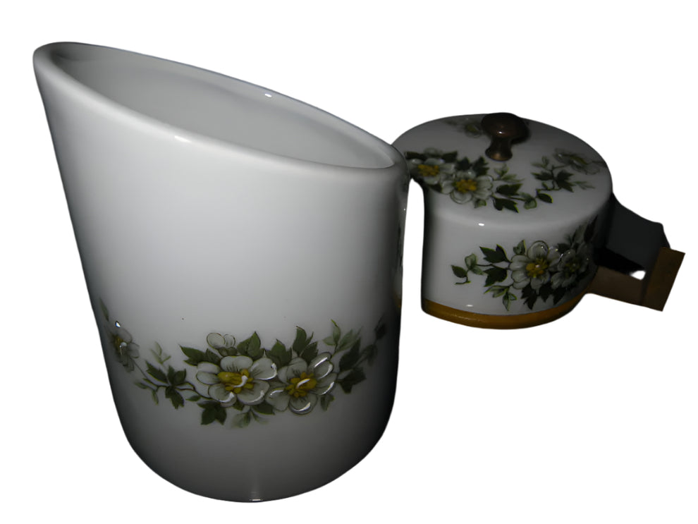 Porcelain Artistique F M Limoges France Desk Set Floral Enameling ...