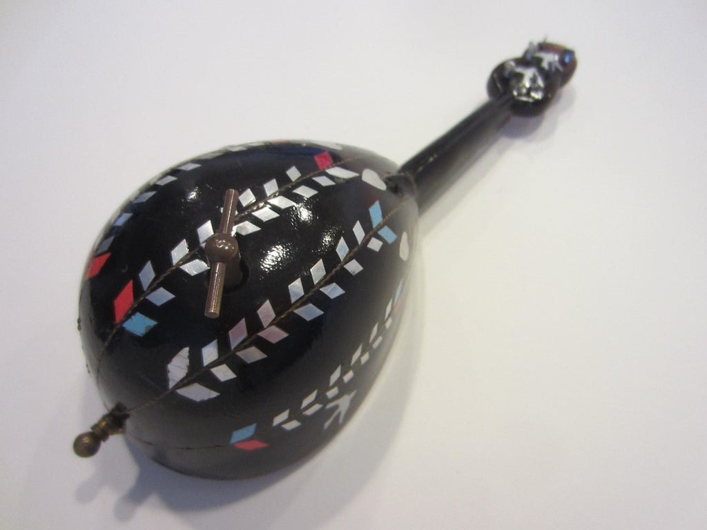 Musical Mandolin Composed Bakelite Geometric Characters Mother Of Pear ...
