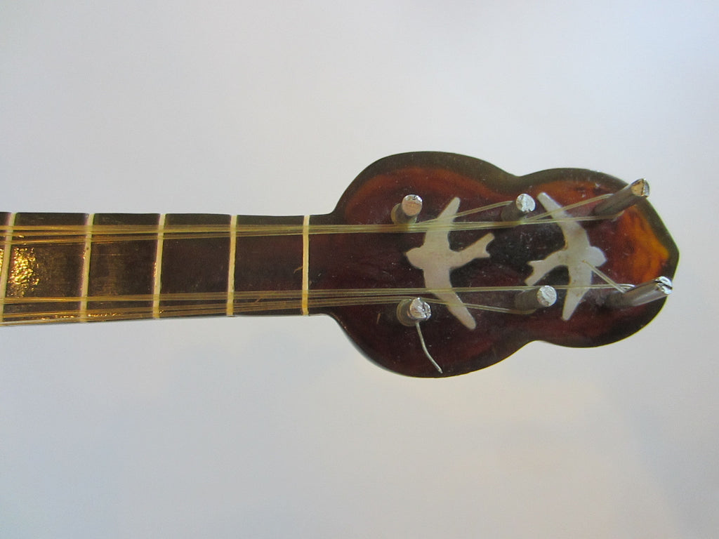 Musical Mandolin Composed Bakelite Geometric Characters Mother Of Pear ...