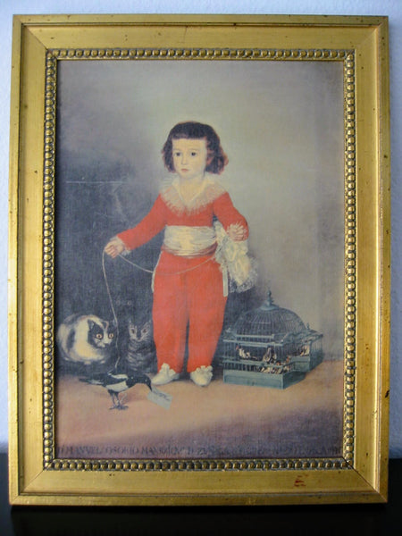 Francisco Jose De Goya Red Boy Portrait Don Manuel Osorio De Zuniga Pr ...