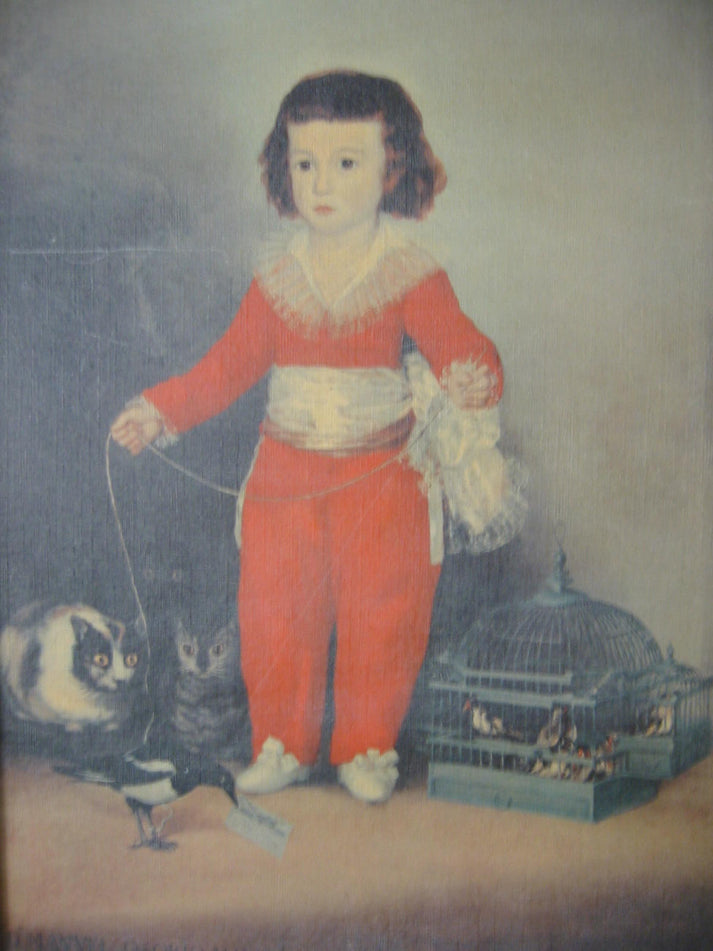 Francisco Jose De Goya Red Boy Portrait Don Manuel Osorio De Zuniga Pr ...
