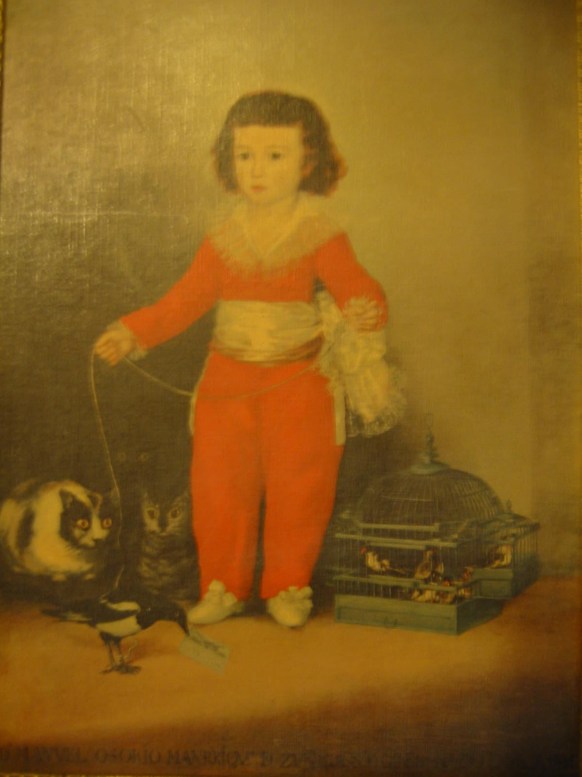 Francisco Jose De Goya Red Boy Portrait Don Manuel Osorio De Zuniga Pr ...