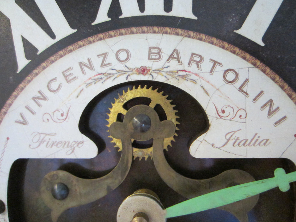 Timeworks USA Quartz Pendulum Clock Vincenzo Bartolini Firenze Italy ...