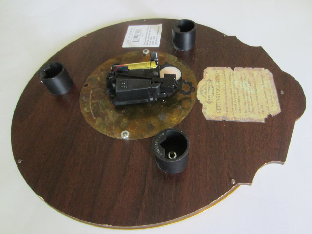 Timeworks USA Quartz Pendulum Clock Vincenzo Bartolini Firenze Italy ...