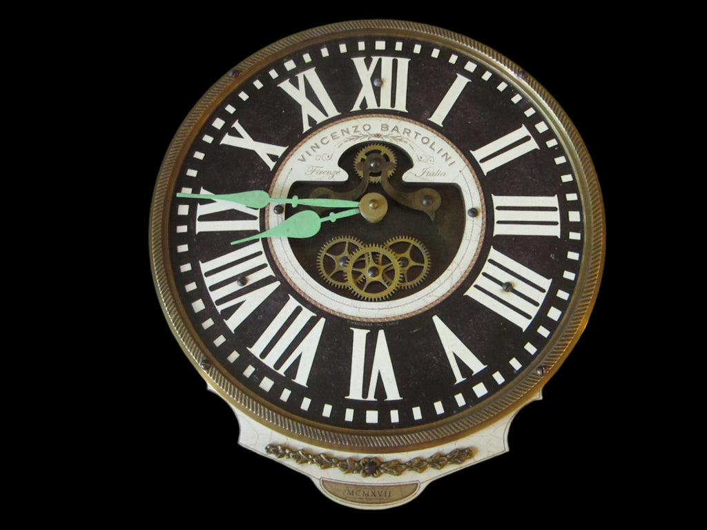 Timeworks USA Quartz Pendulum Clock Vincenzo Bartolini Firenze Italy ...