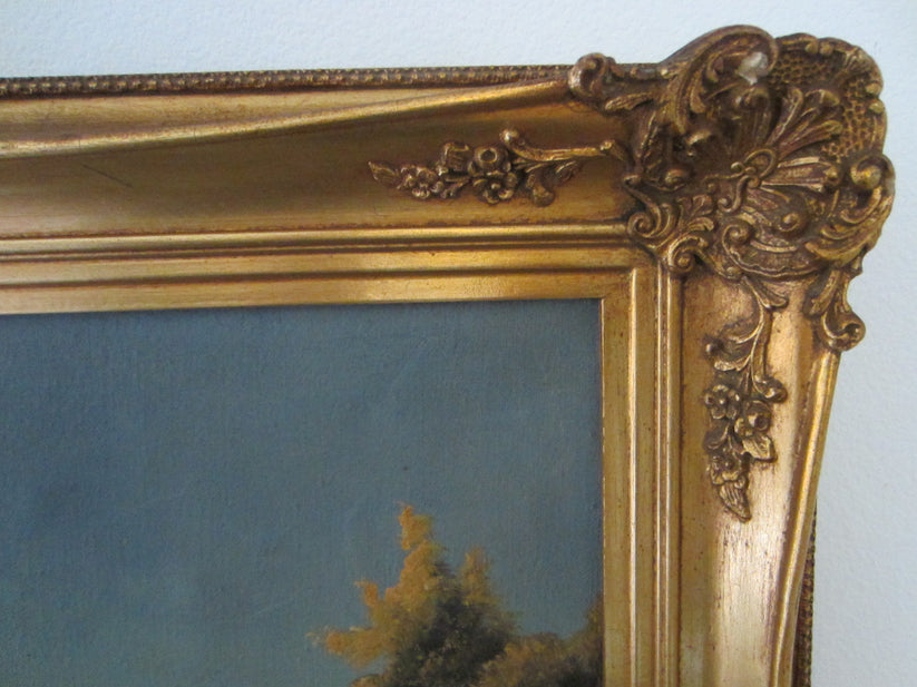 E Birk Dutch Landscape Impressionist Signed Oil On Canvas – Designer ...