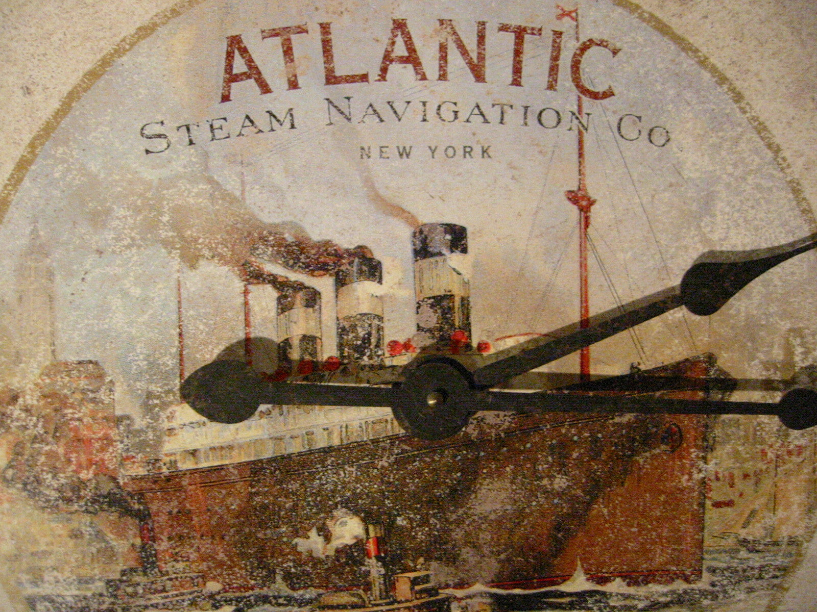 Timeworks Decorative Wall Clock Atlantic Steam Navigation – Designer ...